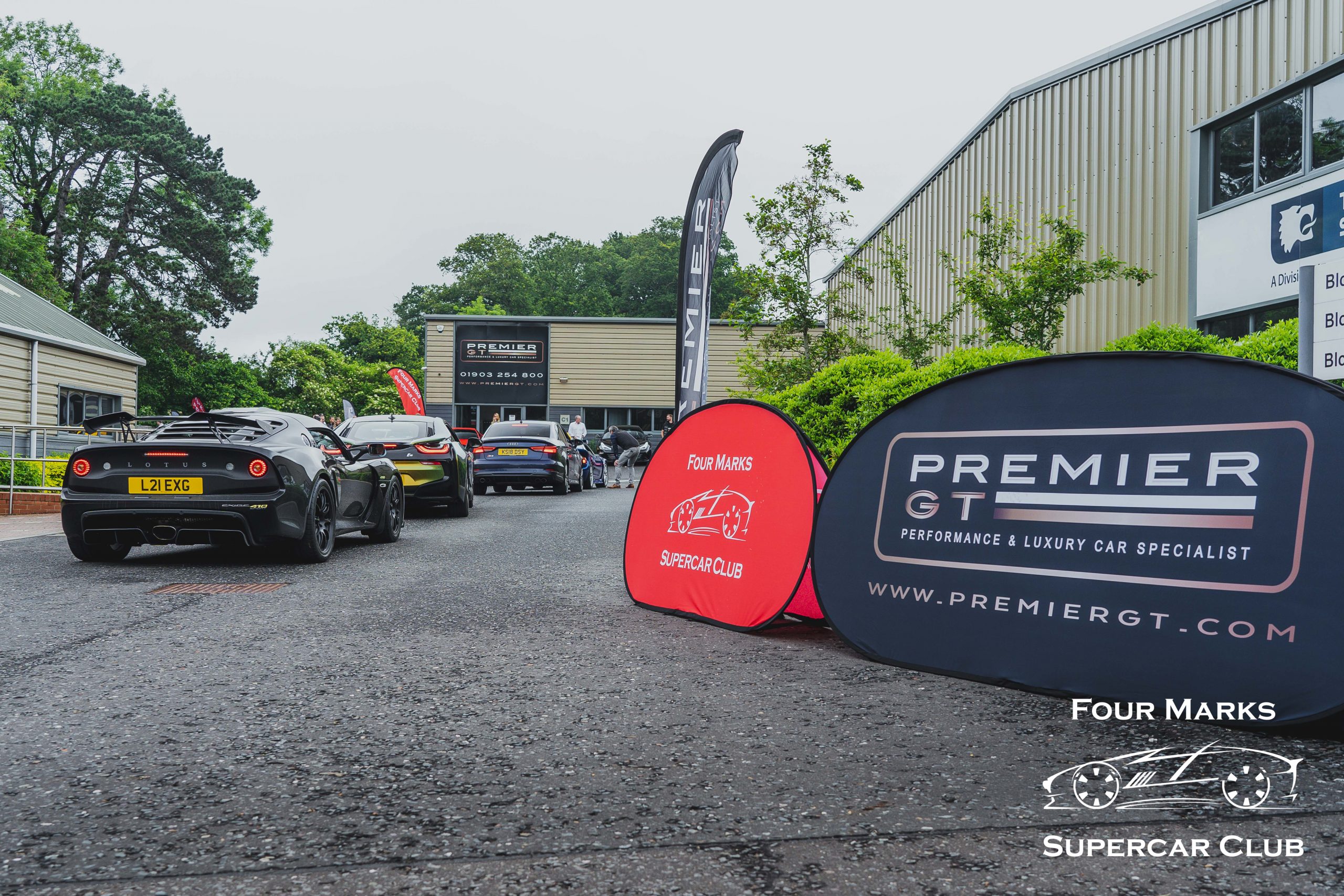Breakfast at Premier GT – Four Marks Supercar Owners Club